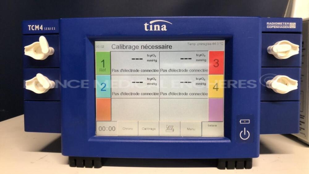 Lot of 1 Radiometer Transcutaneous Monitor TCM4 Series Tina - YOM 2004 ...