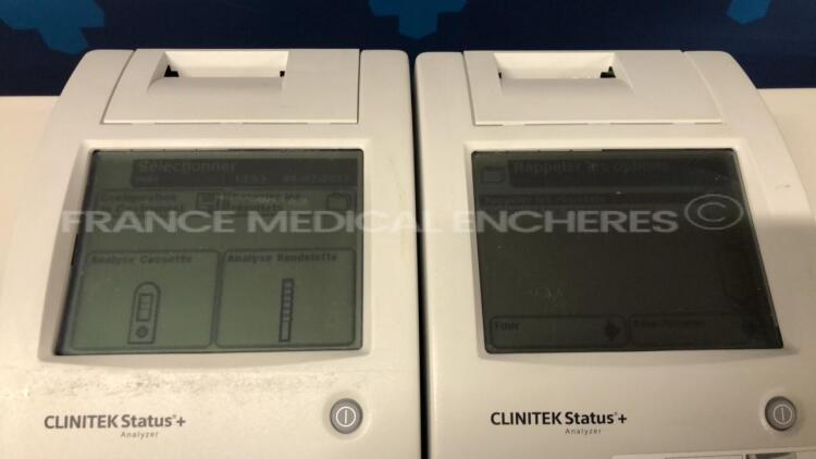 Lot of 2 Siemens Urine Analysers Clinitek Status + - YOM 2017 - S/W 2. ...