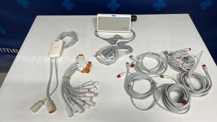 Lot of Drager Infinity Mpod Quad Hemo and Drager MCable Dual Hemo and ...