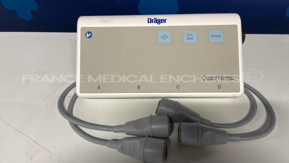 Lot of Drager Infinity Mpod Quad Hemo and Drager MCable Dual Hemo and ...