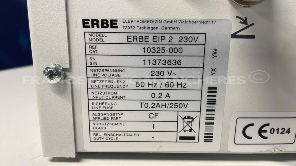 Erbe Irrigation Pump EIP2 w/ footswitch (Powers up) - 7