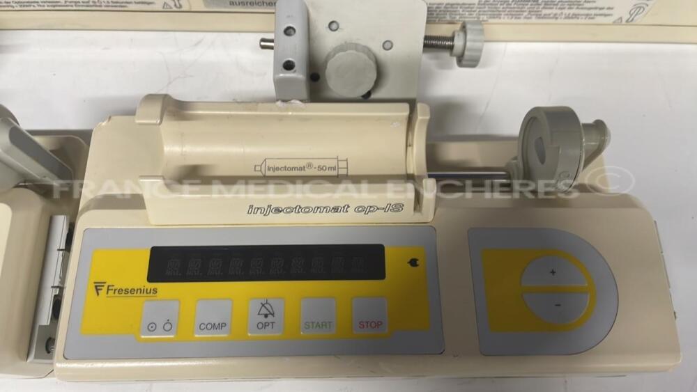 Lot of 8 Fresenius Syringe Infusion Pumps Injectomat cp-IS (All power ...