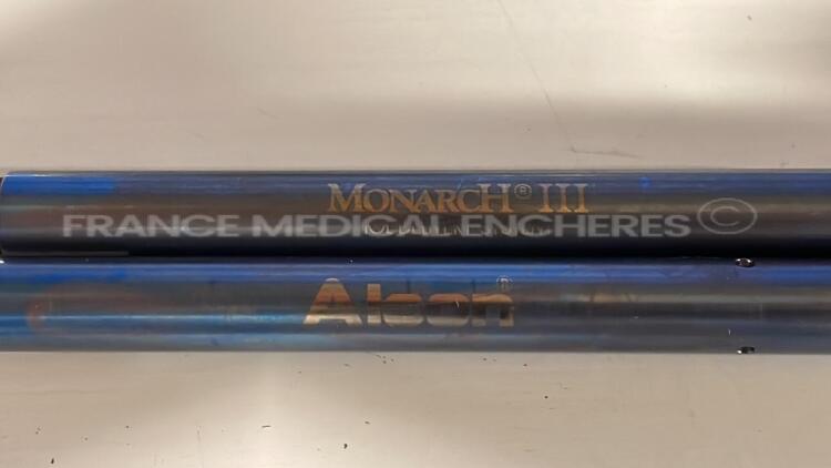 Lot of 3 Storz Handpieces BL3160 and 4 Alcon Lens Injectors Monarch III - 4