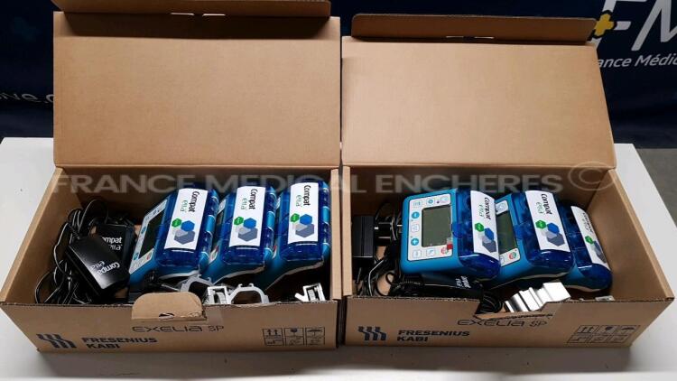 Lot of 6 x Compact Ella Enteral Feeding Pumps (All power up)