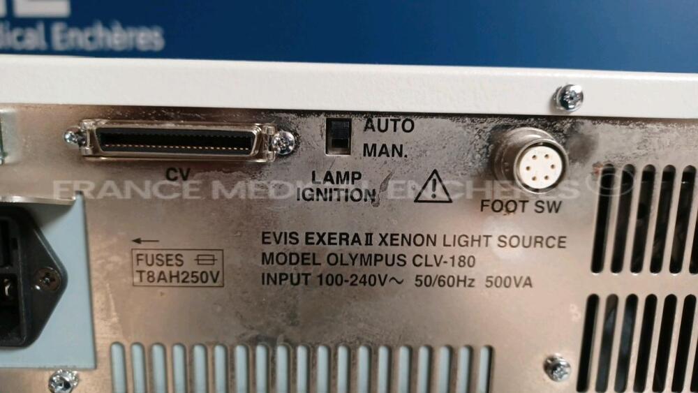 Olympus Xenon Light Source Evis Exera II CLV-180 (Powers up) *7909333* - 6