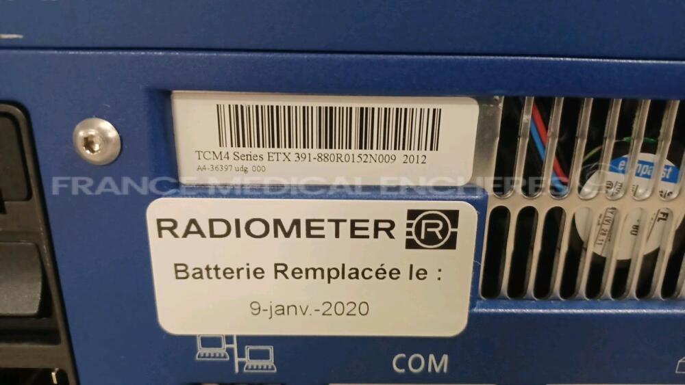 Lot of 2x Radiometer Transcutaneous Blood Gas Monitor TCM4 series - YOM ...