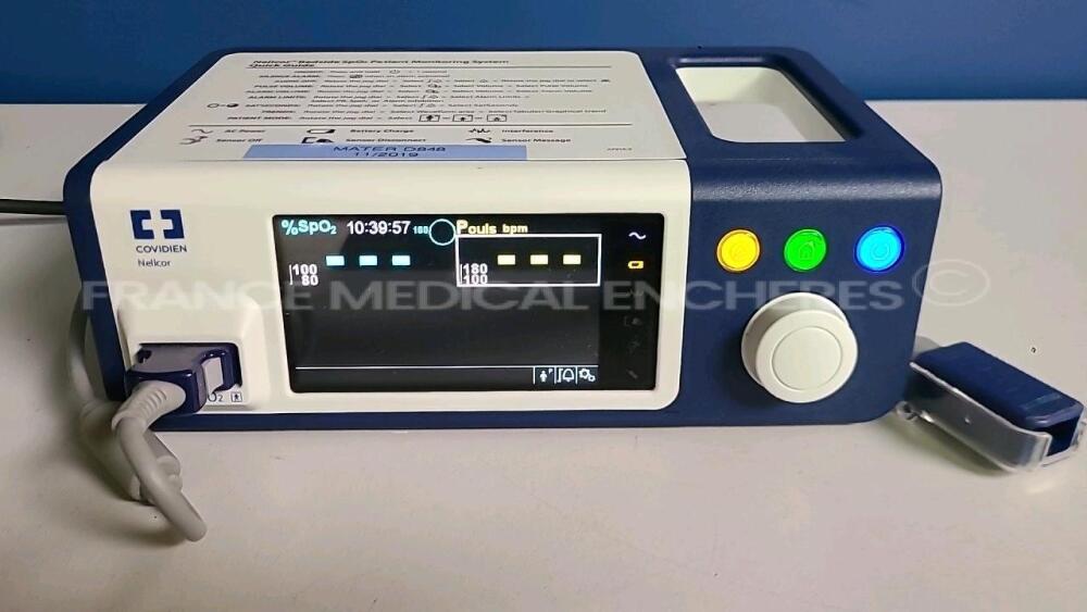 Covidien/Nellcor Beside SPO2 Patient Monitoring System 10005941 - YOM ...