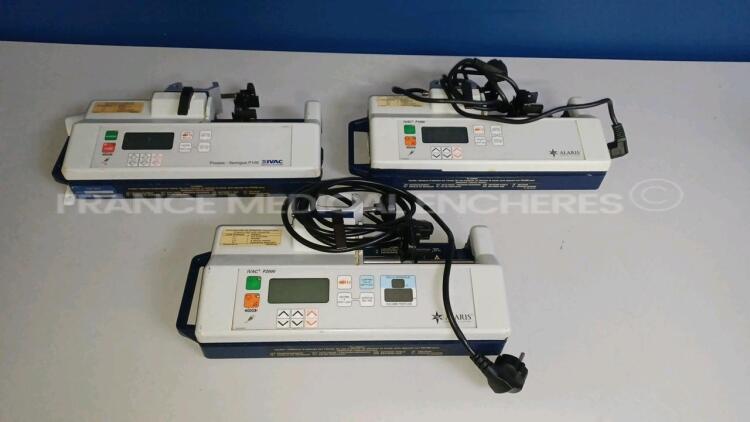 Lot of 5 x Ivac Syringe Pumps P100 and 3 x Ivac Syringe Pumps Alaris ...
