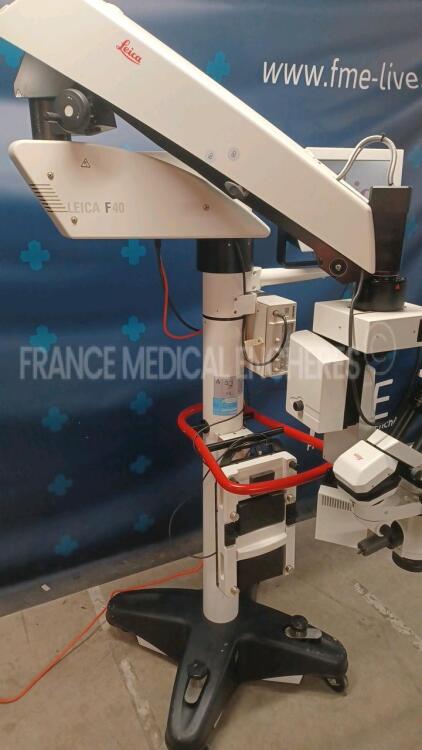 Leica Microscope M844 F40 w/ dual binoculars 8.33x/22 and 10x/21 - Sony ...