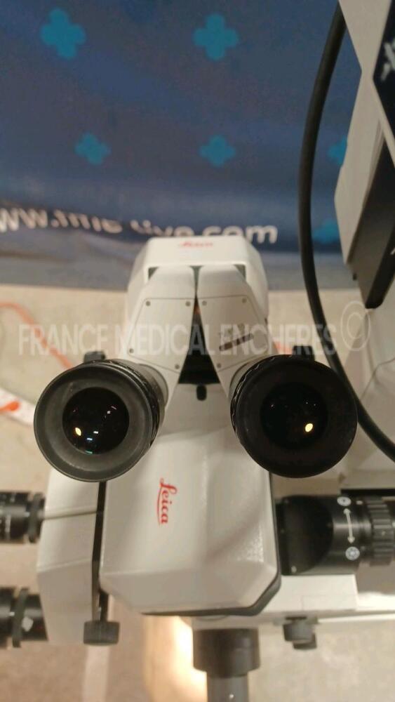 Leica Microscope M844 F40 w/ dual binoculars 8.33x/22 and 10x/21 - Sony ...