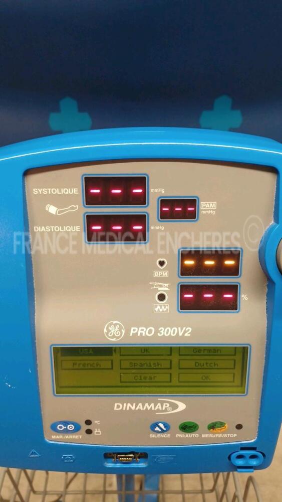 GE Vital Signs Monitor Dinamap (Powers up) - 4